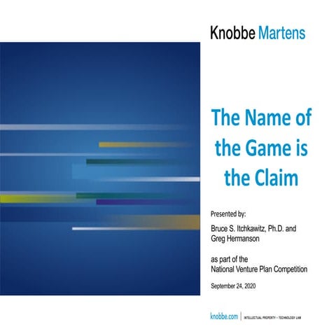 The Name of the Game is the Claim | PPT
