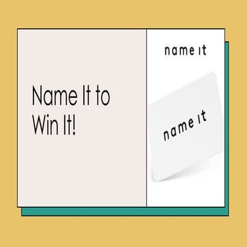 Name It to Win It! Motivational Activity | PPTX