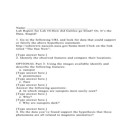 Name ________________________________Lab Report for Lab #.docx