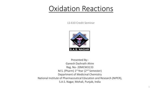 Doebner-Miller reaction and applications | PPT