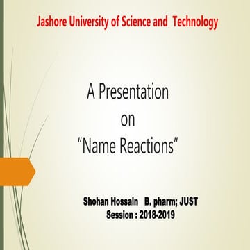 Vilsmeier haack reaction | PPTX