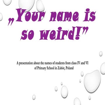 Names | PPT