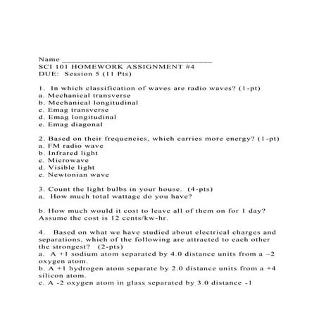 Name _________________________________SCI 101 HOMEWORK ASSIG.docx