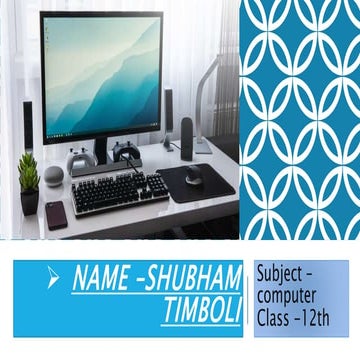 Name –shubham Timboli.pptx