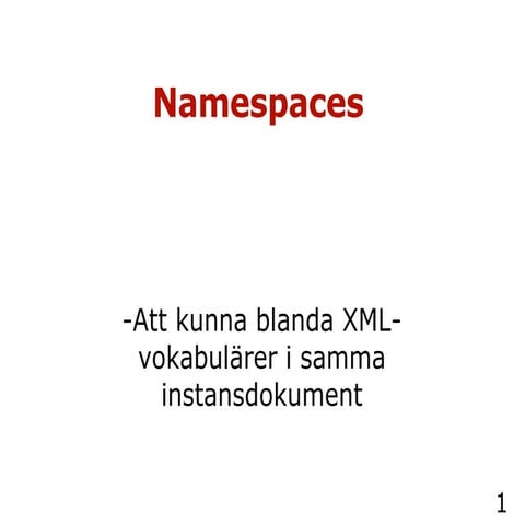 Namespaces | PPT