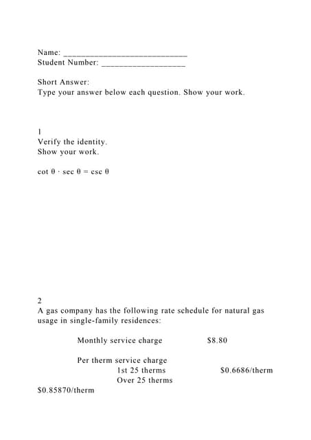 Pre-Calculus Midterm ExamScore ______ ______Name _______.docx