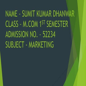 Name Sumit Kumar Pptx