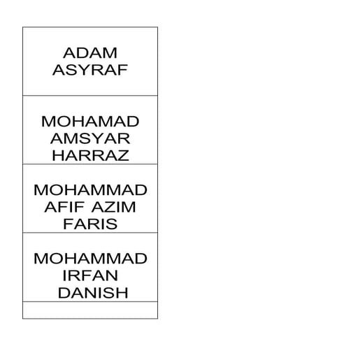 Name tag 1b | DOCX | Islam | Religion & Spirituality