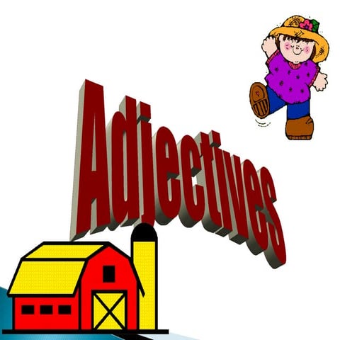 Name the adjectives | PPT