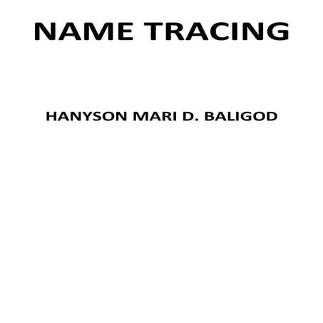 NAME TRACING.docx