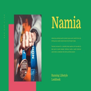 Namia Presentation : Dark Color Theme | PPT