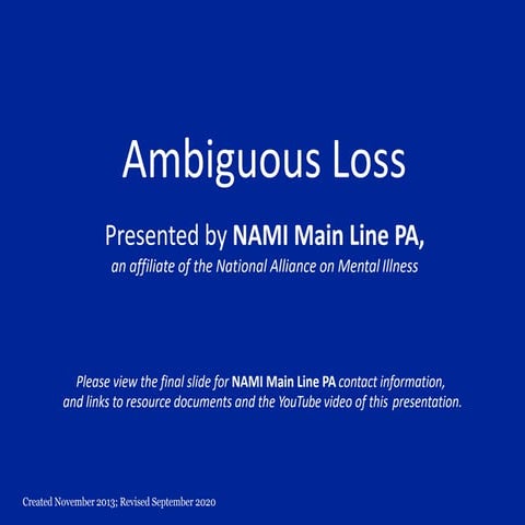 Ambiguous Loss in a Non-Western Context.pptx