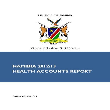 Namibia 2012-13 Health Accounts Report | PDF