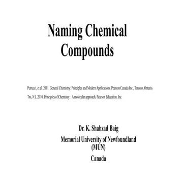 Naming chemical compounds | PPTX