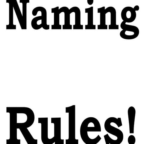 Naming Rules | PPT