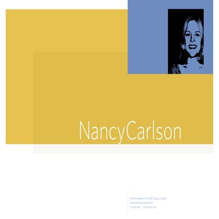 Nancy Carlson's Samples | PDF