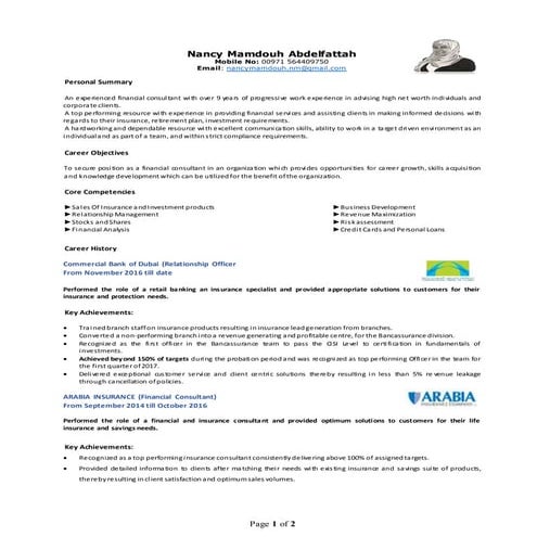 Nancy's Resume | DOCX