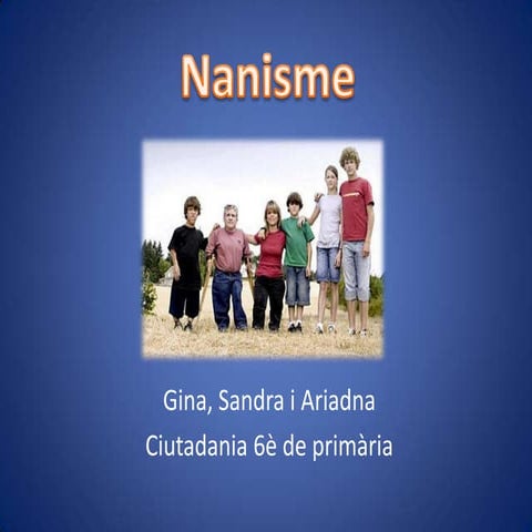 Nanisme | PPSX
