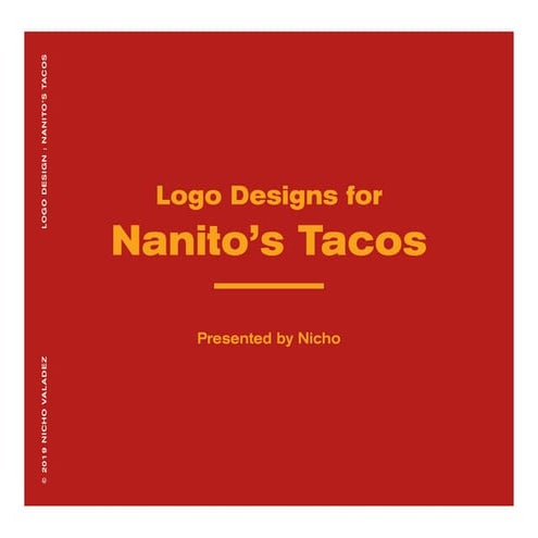 Nanito's Tacos logo presentation | PDF