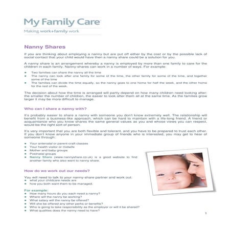 Nanny shares | PDF