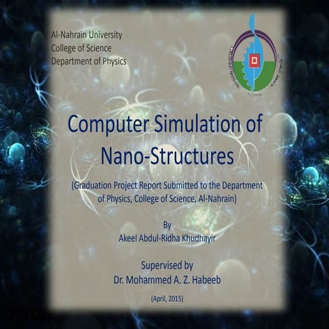 Computer Simulation of Nano-Structures | PPT
