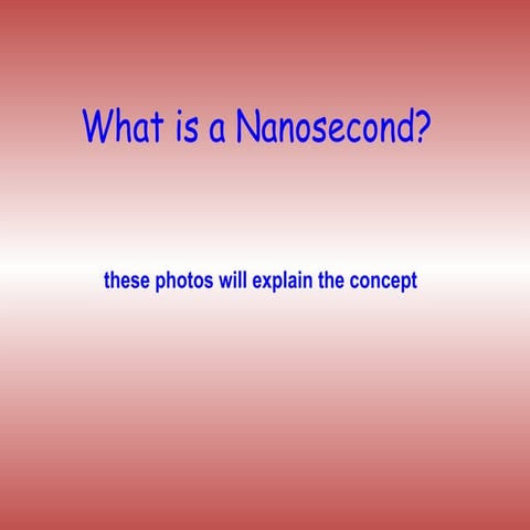 Nano second | PPS