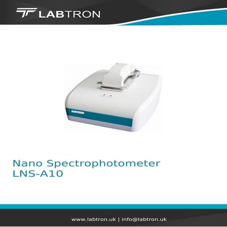 Nano-Spectrophotometer | PDF
