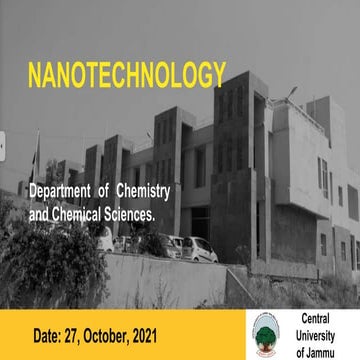 Introduction of Nanotechnology | PPTX