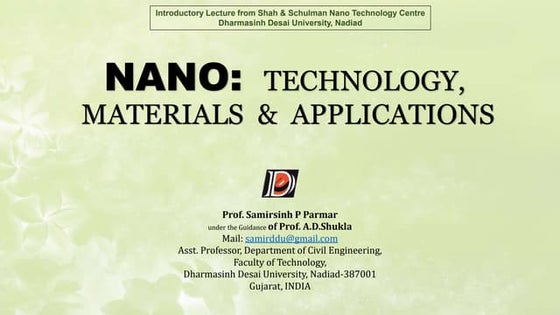 Nanomaterials and their classification | PPT