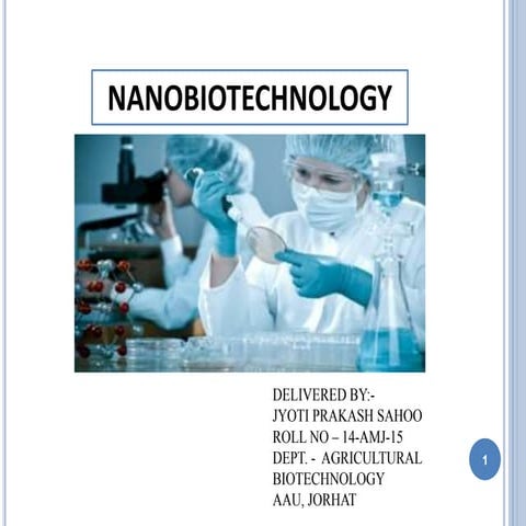 Nanobiotechnology | PPTX