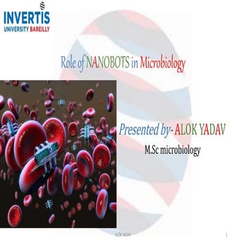 Role of NANOBOTS in microbiology | PPTX