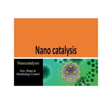 nano catalysis.pptx.pdf. nano chemistry | PDF