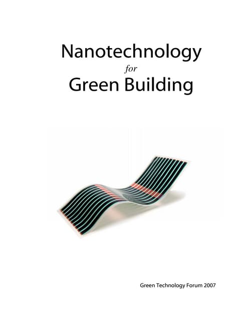 Application of Nano Technology in Civil Engineering Construction Materials | PDF