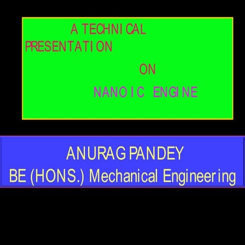 Nano ic engine | PPT