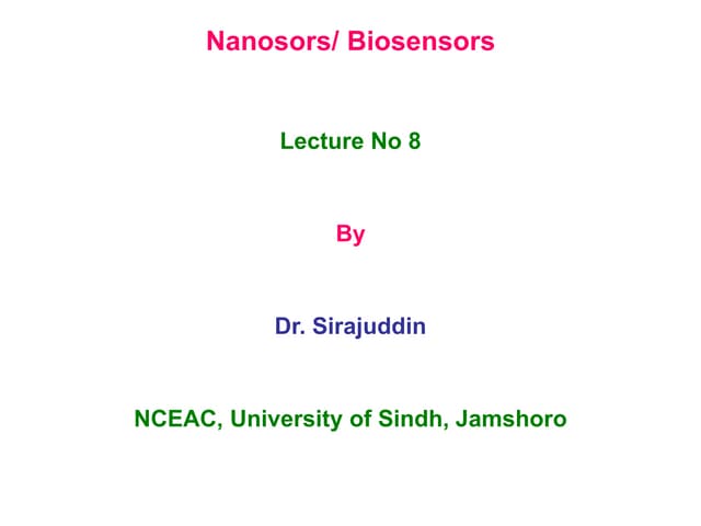 Nano Lecture 8 Ppt