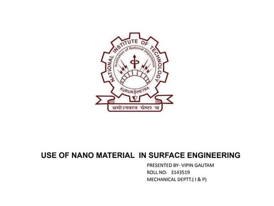 Nano Ball Milling | PPT