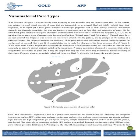 Nanomaterial pore types | DOCX