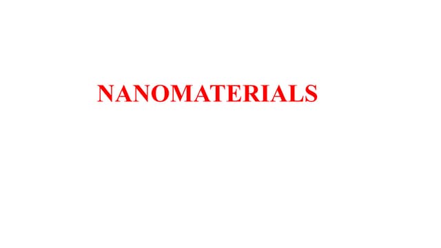 Classification of Nanostructures by Peeyush Mishra | DOC | Chemistry | Science