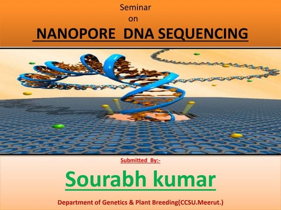 Nanopore sequencing | PPT