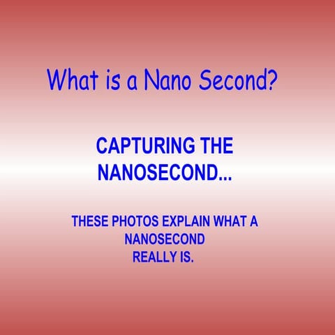 Capturing Nano Second | PPS