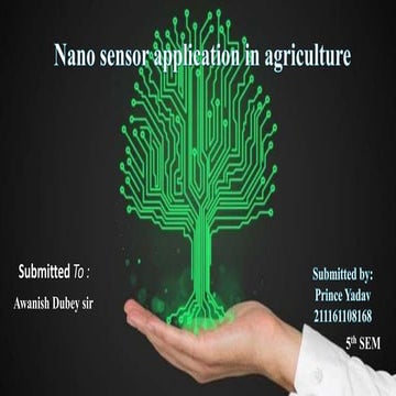 Nanosensor technology in agriculture ppt.pptx