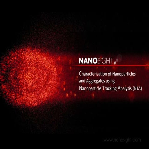 Nanoparticle Tracking Analysis Particle By Particle Technique Pptx