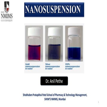 Nanosuspension | PPTX