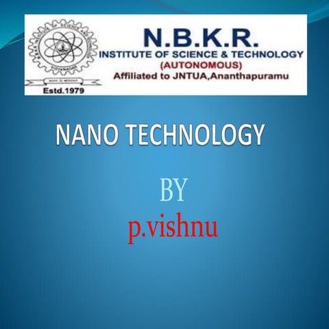 Nanotechnology | PPT
