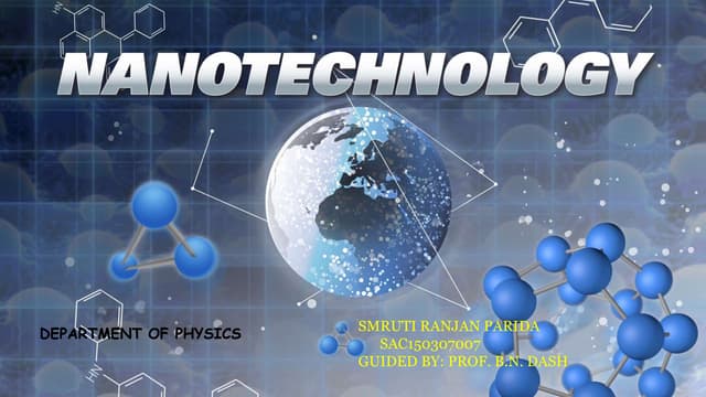 Introduction of Nanotechnology | PPTX