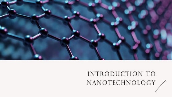 Intro to nanomaterial | PPT