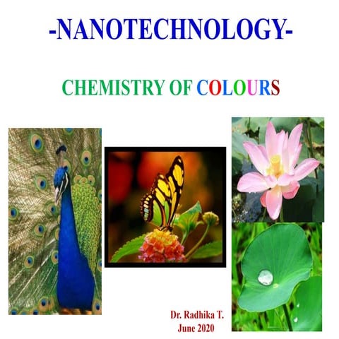 Nanotechnology chemistry of colours | PPT