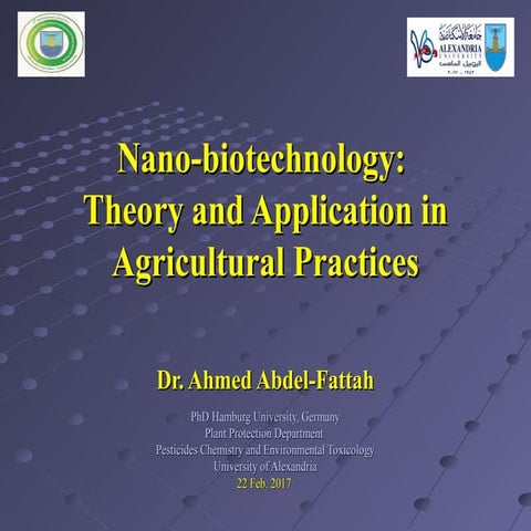 Nanotechnology 22 Feb 2017 | PPT