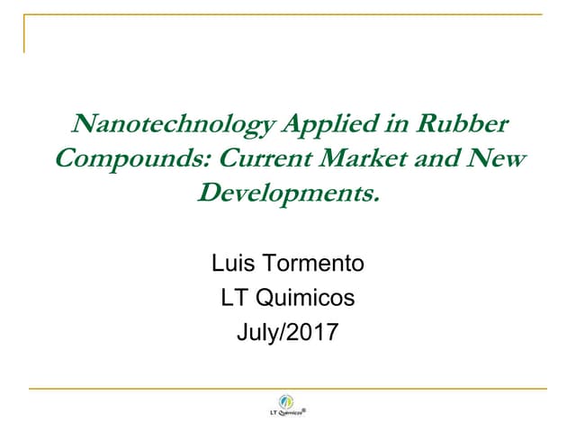 Shrinkage of rubber compounds | PPTX