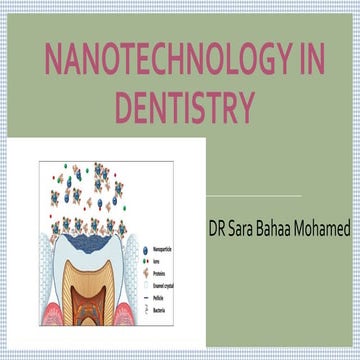 Nanotechnology in Dentistry .pptx
